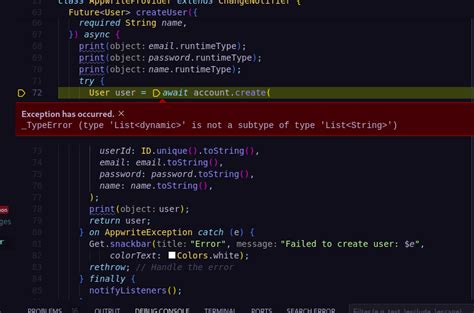 Dart How To Create User In Appwrite Using Flutter Stack Overflow