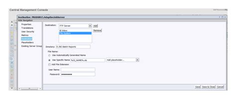 Scheduling Webi Report Output To Ftp Shared File L Sap Community