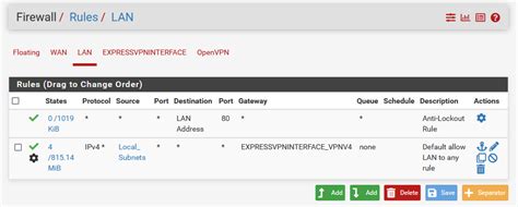LAN Traffic Not Routing Through OpenVPN Netgate Forum