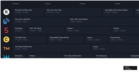 Planby Epg Demo Ts Codesandbox