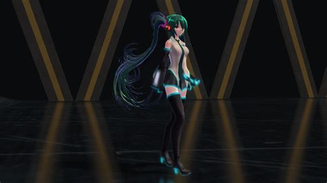 Mmd Tda Hatsune Miku Dark Edition By Geekiecookie On Deviantart