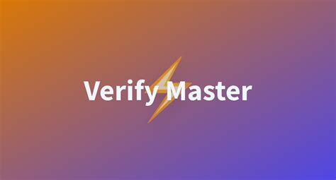 Verify Master A Hugging Face Space By Nihalgazi