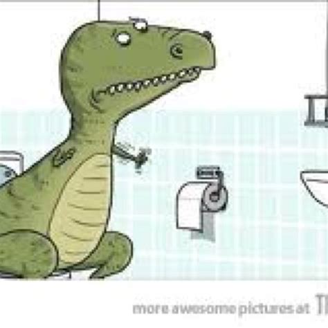 Trex Toilet Dinosaur Funny T Rex Humor T Rex Arms