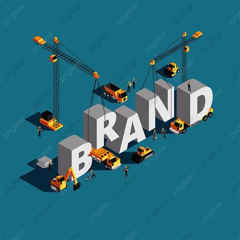 건설 기계 및 노동자와 브랜드 건물 건설 3d 아이소 메트릭 벡터 개념 배너 사륜 짐마차 그래픽 Png 일러스트 및 벡터 에 대한 무료 다운로드 Pngtree