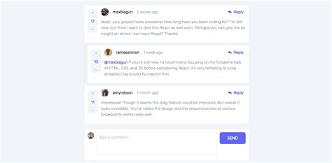 Github M Ashourloo Frontend Mentor Interactive Comments