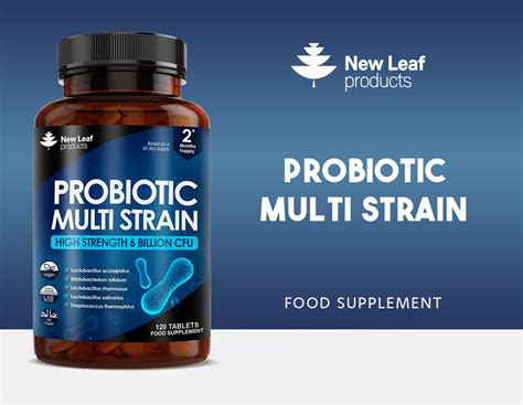 Probiotic Multi Strain Tablets New Leaf Supplements New Leaf Products