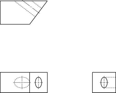 Auxiliary View Drawing Exercises