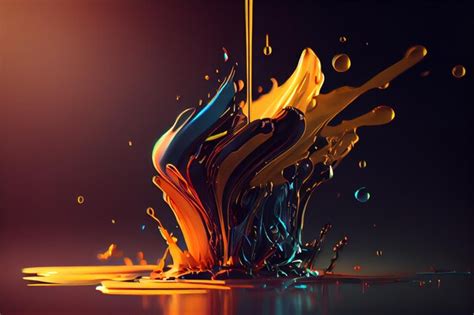 Premium Photo Streamlined Ink Artgenerative Ai