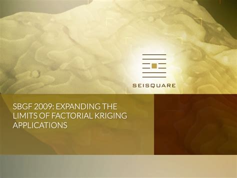 Expanding The Limits Of Factorial Kriging Applications