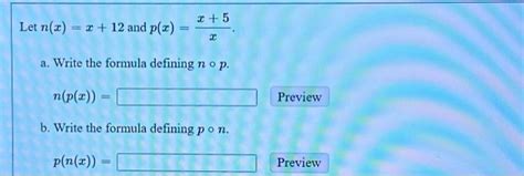 Solved Let N X X And P X X X Write The Chegg Com