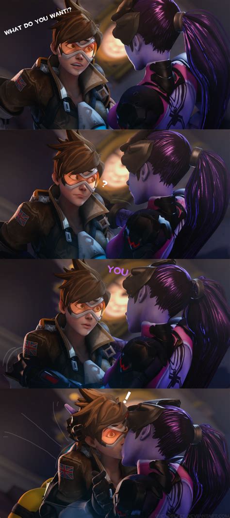 Tracer X Widowmaker By Breadblack On Deviantart