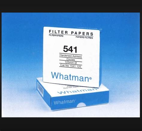 Whatman Qualitative Filter Papers Grade 541 At Rs 6055 Pack Quantitative Filter Paper In New