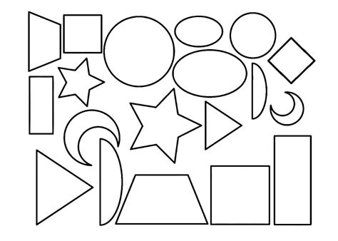 Картинка РАСКРАСКИ ГЕОМЕТРИЧЕСКИХ ФИГУР РАСПЕЧАТАТЬ