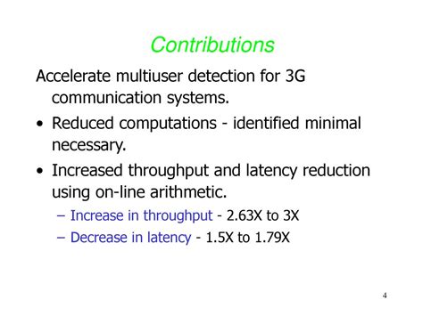 On Line Arithmetic For Detection In Digital Communication Receivers Ppt Download