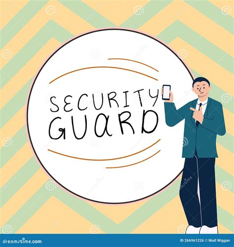 Text Caption Presenting Security Guard Business Overview Tools Used To