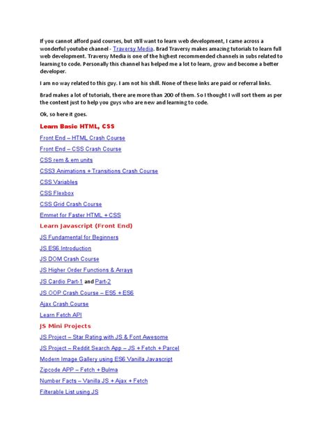 learn basic html css learn javascript front end pdf cascading style sheets software