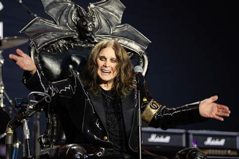 Ozzy Osbourne Performs Final Concert With Black Sabbath Sitting On Bat