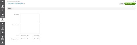 Manage Customer Login Pages In The Back Office Orocommerce Orocrm And Oroplatform Documentation