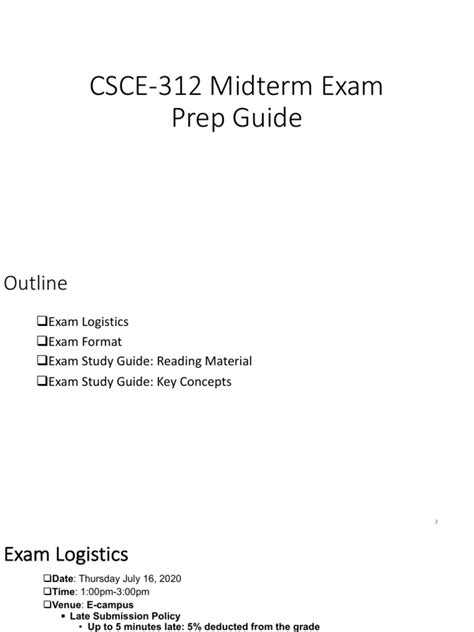 Csce 312 Su 2020 Midterm Exam Prep Guide Download Free Pdf Logic