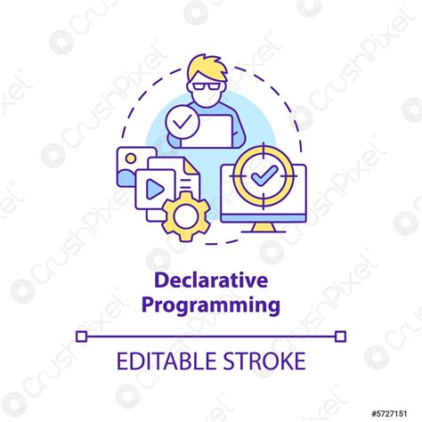 Declarative Programming Concept Icon Stock Vector 5727151 Crushpixel