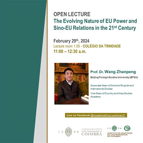 Aula Aberta Pelo Prof Wang Zhanpeng Bfsu