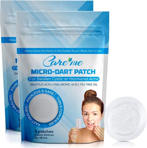 Microdart Acne Patches With 173 Microcrystals 18 Stickers