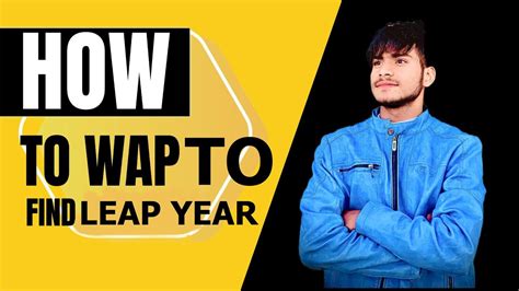 Write A Program To Find Leap Year In C Language Clanguage Coding Wap To Find Leap Year