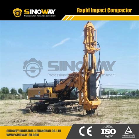 Hydraulic Hammer Compactor Sinoway Dynamic Rapid Impact Compaction Compactor For Sale Rapid