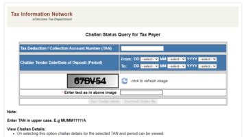 Checking TDS Challan Status On OLTAS Online Tax Accounting System Housing News