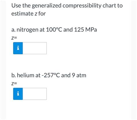Solved Use The Generalized Compressibility Chart To Estimate
