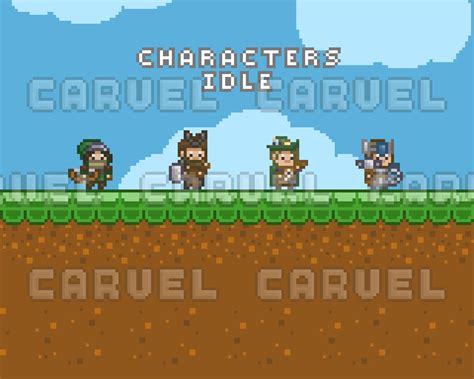 Tiny Rpg Male Characters By Pixelcarvel