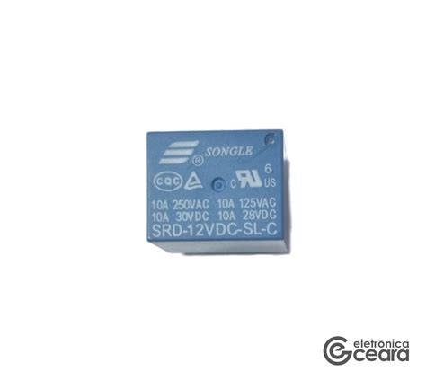 Relé Srd 12vdc Sl C Eletronica Ceara