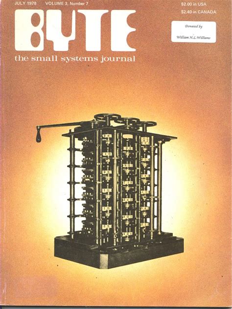 Byte July 1978 Magazine Computing History