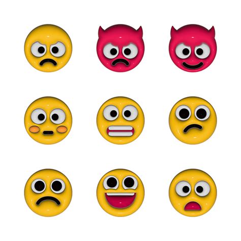 유토이미지 3d입체 이모티콘 벡터 일러스트 아이콘