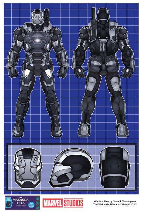 War Machine Suit Blueprints Ironman Stark Assault Armor Warmachine