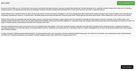 React Hooks Context Codesandbox