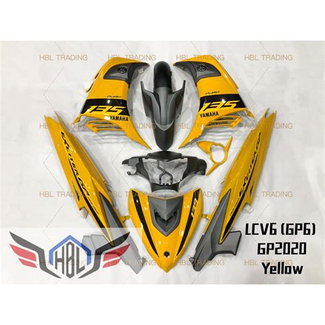 Yamaha Lc135 V6 V7 Body Cover Parts Set Monster Exciter Indo Thai Vietnam Tanam Sticker Coverset