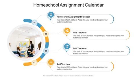 Homeschool Assignment Calendar In Ppt Powerpoint Presentation Slide Templates Cpp