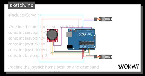 Joystick Wokwi Esp32 Stm32 Arduino Simulator