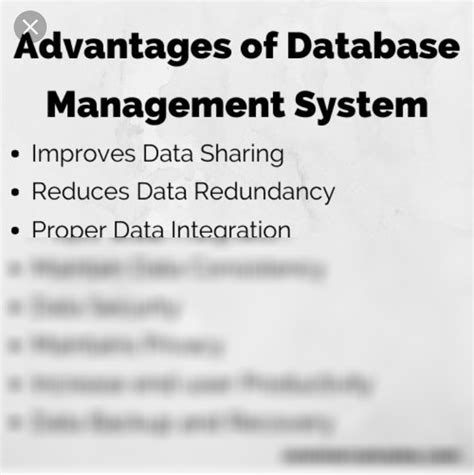 SOLUTION Advantages Of Databases Management Studypool