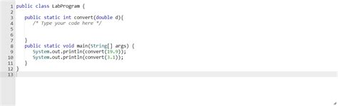 Solved In Java Please Complete The Convert Method That