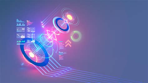 추상적 인 기술 개념적 배경 디지털 미래 지향적 인 3d 가상 현실 인터페이스 전자 하드웨어 기술 일러스트레이션 양자 컴퓨팅 프로세서 미래의 컴퓨터 기술 Cad 시스템