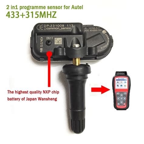 Factory Tire Universal Tpms Sensor Altar Sensores Universales Programable 315 Y 433 Mhz Buy