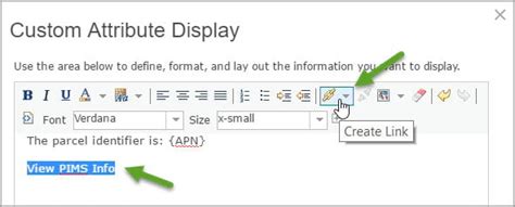 use attribute based url parameters in pop up links