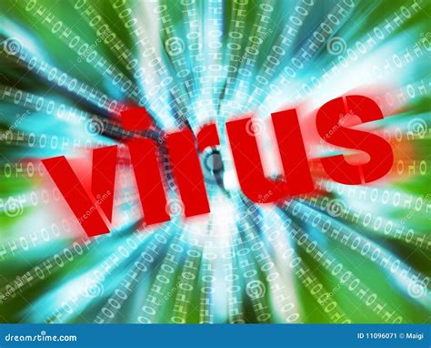 Computer Virus The Computer Is Infected Viruses In The Form Of Bugs