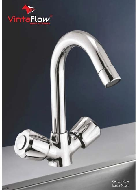 vinta flow ss polished center hole basin mixer at rs 2340 center hole basin mixer in bengaluru