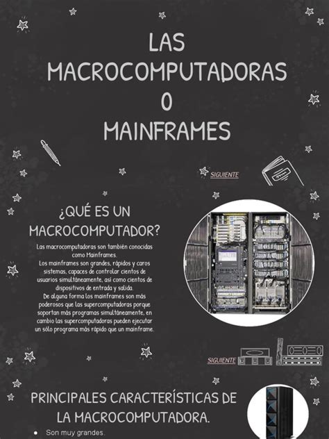 Las Macrocomputadoras 0 Mainframes Pdf