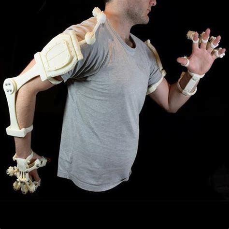 Alex Czech S D Printable Exoskeleton Hands Are Now Extended To Full Arms DPrint The