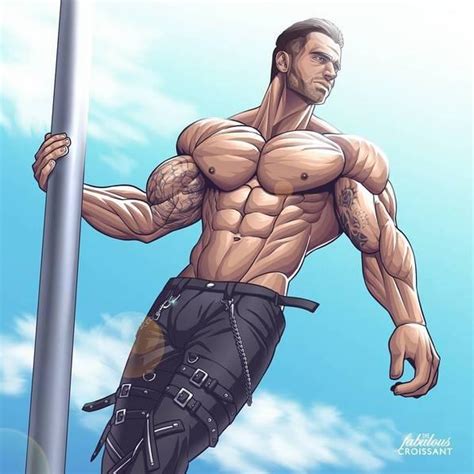 超牛漫畫肌肉猛男壁紙一波 每日頭條