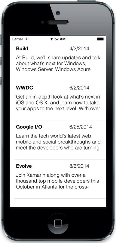 Custom Uitableviewcells With Xamarin And Xibs